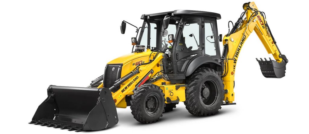 Renta de Retroexcavadora New Holland B80C en Querétaro